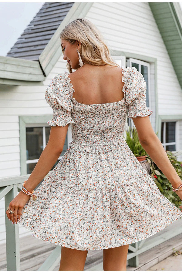 Robe Col Carré Vintage - Zone Vintage
